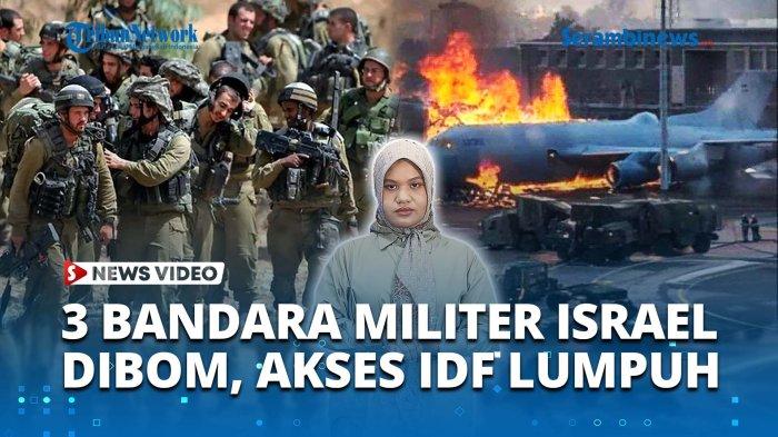 VIDEO 3 Pangkalan Udara Militer Israel Dihujani Roket! Akses ...