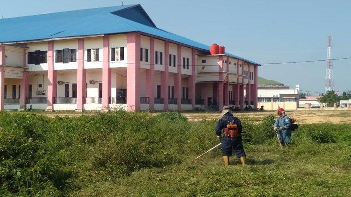 Disparpora Susun Site Plan RTH di Depan GOR Aceh Tamiang - Serambinews.com