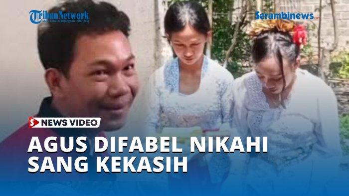 VIDEO Agus Difabel Nikahi Sang Kekasih, Kehadirannya Diwakilkan Sebuah Keris - Serambinews.com