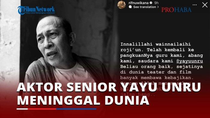 VIDEO Aktor Senior Yayu Unru Bintangi Serial The Last of Us Meninggal Dunia Diusia 61 Tahun ...