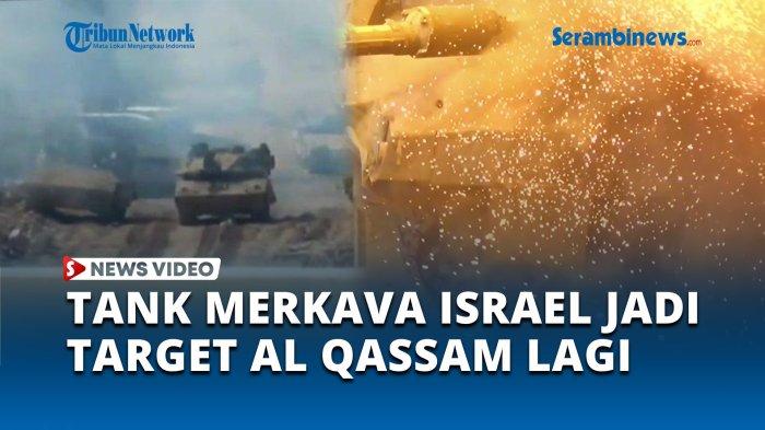 VIDEO Al-Qassam Kembali Targetkan Tank Merkava Israel Menggunakan Rudal ...