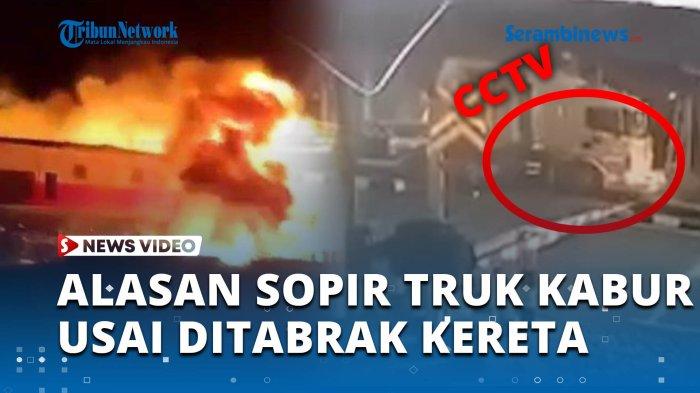 VIDEO - Alasan Sopir Truk Sempat Kabur Pasca Kecelakaan KA Brantas di Semarang - Serambinews.com