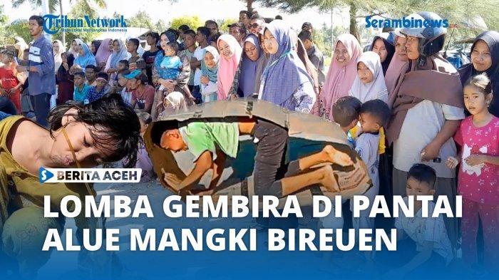 VIDEO - Perlombaan Gembira di Pantai Desa Alue Mangki Gandapura Bireuen ...