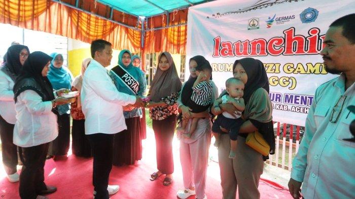 Tujuh Anak Alurmentawak Aceh Tamiang Terbebas dari Stunting - Serambinews.com