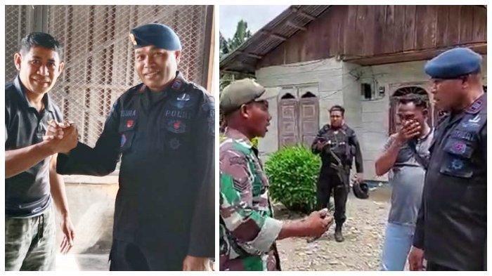 Viral Anggota Brimob Cekcok dengan Babinsa TNI AD, Berawal Razia Tambang Ilegal, Dipicu Salah ...
