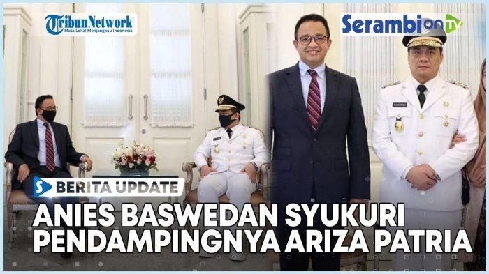 VIDEO Jelang Lengser jadi Gubernur, Anies Baswedan Syukuri Wakilnya Pak ... VIDEO Jelang Lengser jadi Gubernur, Anies Baswedan Syukuri Wakilnya Pak ...