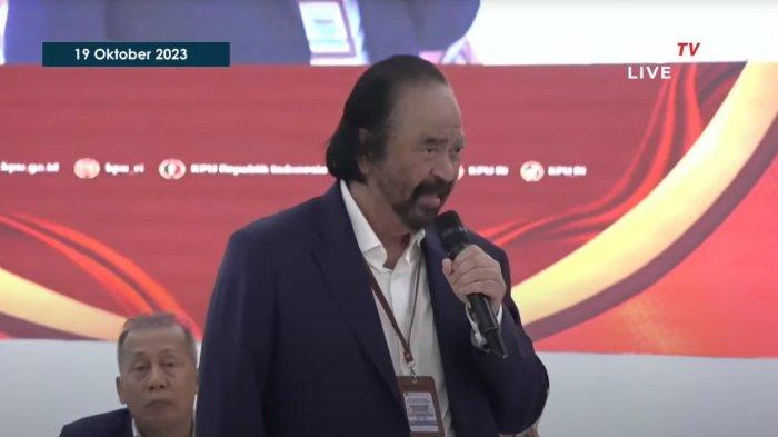 Antar AMIN, Surya Paloh di Depan Ketua KPU: Harapan Rakyat, Berdiri Tegak di Atas Semua ...