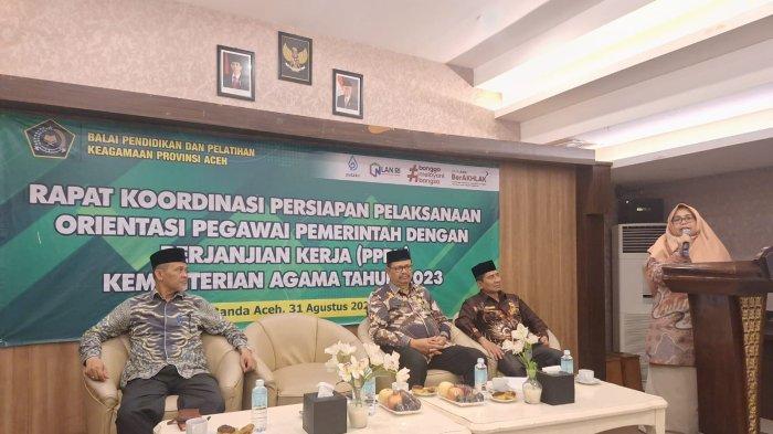 Balai Diklat Keagamaan Aceh Selenggarakan Rakor Persiapan Orientasi ...
