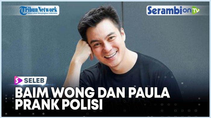 VIDEO Baim Wong dan Paula Buat Laporan KDRT ke Polisi tapi Prank - Serambinews.com