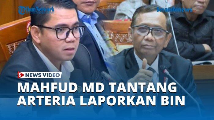 VIDEO Bocorkan Informasi Intelijen, Mahfud MD Tantang Arteria Dahlan Laporkan Kepala BIN ...