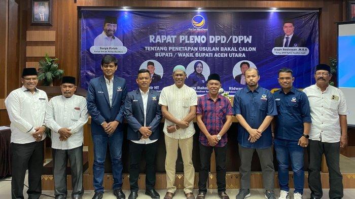 NasDem Rekom Khaidir -Misbahul jadi Balon Bupati dan Wakil Aceh Utara Pilkada 2024 - Serambinews.com