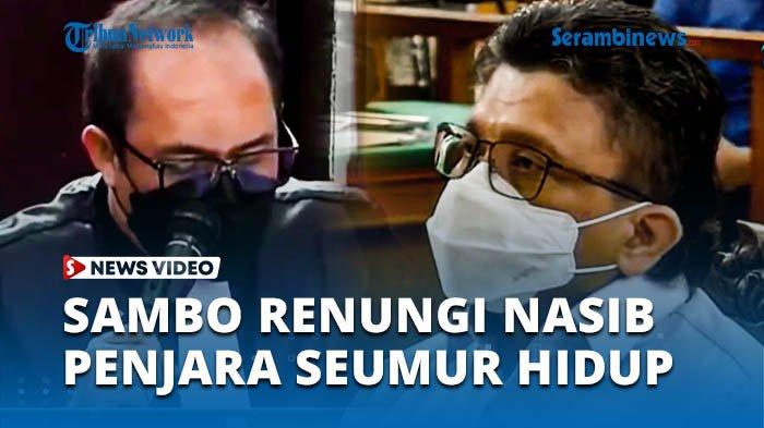 VIDEO - Dalam Diam dan Wajah Sendu, Sambo Renungi Nasibnya Dituntut ...