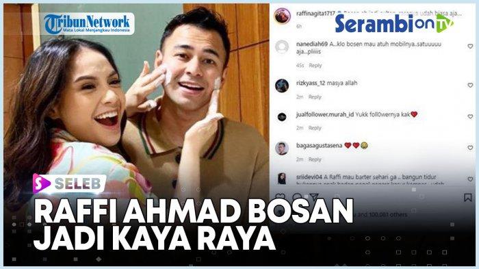VIDEO Dikenal Tajir Melintir, Raffi Ahmad Kagetkan Publik Mengaku Bosan ... VIDEO Dikenal Tajir Melintir, Raffi Ahmad Kagetkan Publik Mengaku Bosan ...
