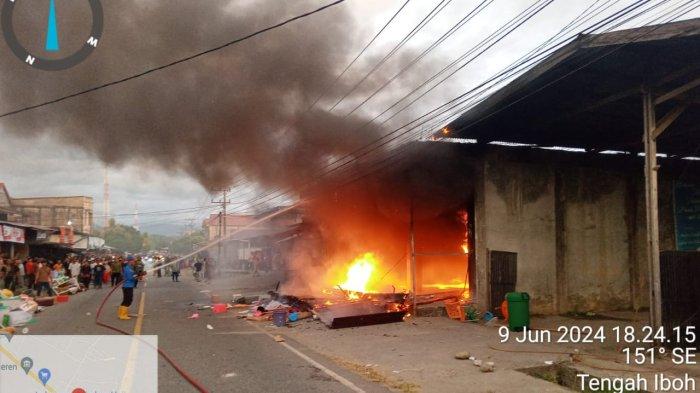 Dua Unit Ruko di Labuhanhaji Barat Terbakar, Kerugian Capai Ratusan Juta Rupiah - Serambinews.com