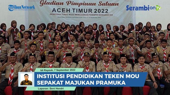 VIDEO Empat Institusi Pendidikan Teken MoU, Sepakat Majukan Pramuka ...
