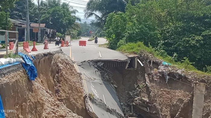 Ini Titik Lokasi Jalan Nasional Amblas yang Tersebar di Kota ...