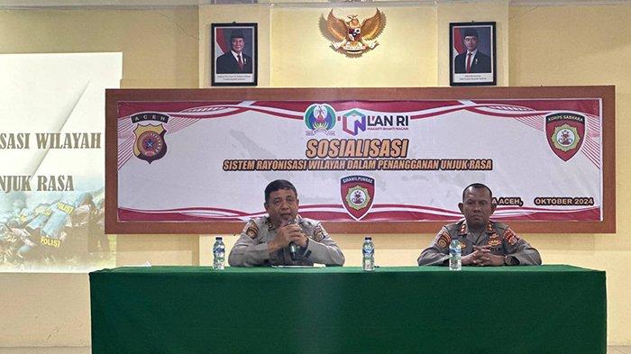 Ditsamapta Polda Aceh Gelar Sosialisasi Sistem Rayonisasi Wilayah ...