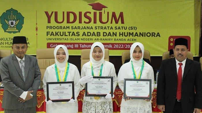 FAH UIN Ar-Raniry Yudisium 132 Sarjana, 51 Orang Lulus Cum Laude, IPK Tertinggi 3,88 ...