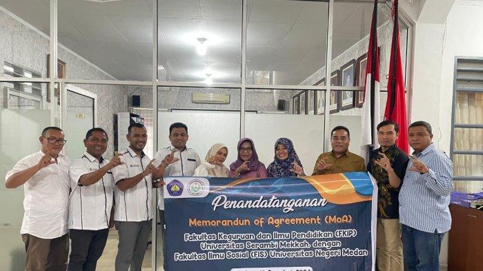 Perkuat Sinergi, FKIP USM dan FIS Unimed Tanda Tangani MoA Bidang Akademik - Serambinews.com