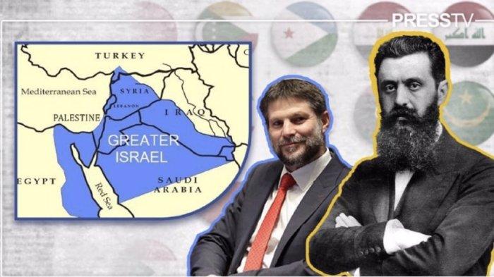 Israel Pamer Peta 'Israel Raya' yang Mencaplok Palestina, Yordan ...