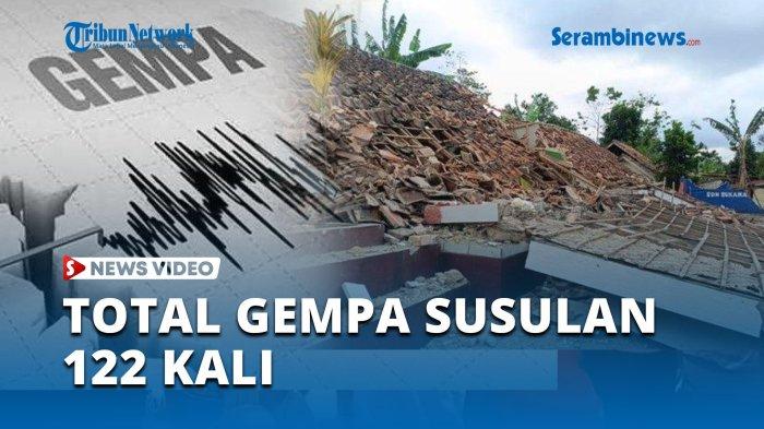 VIDEO Gempa Susulan di Cianjur Bertambah, Total 122 Kali - Serambinews.com