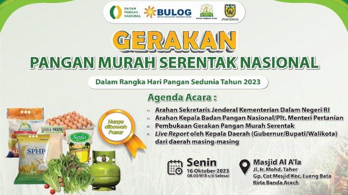 Hari Pangan Sedunia, Pemko Banda Aceh Gelar Gerakan Pangan Murah - Serambinews.com