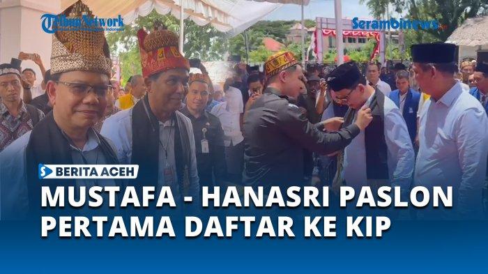 VIDEO Gunakan Kemeja Biru Langit, Mustafa Hanasri Jadi Paslon Bupati ...