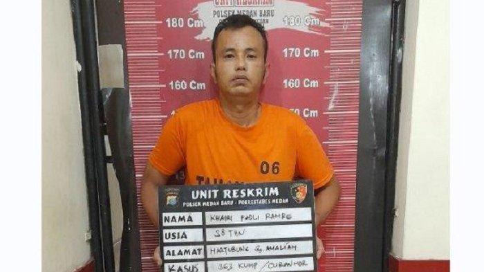 Hairy Fadli Rambe Nekat Curi Sepeda Motor di Parkiran Mall Kota Medan ...