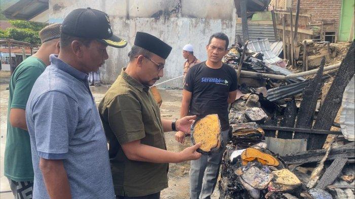 Haji Uma ke Lokasi Kebakaran Pesantren Safinatussalamah Gayo Lues, Mendadak Batalkan Kunker di ...