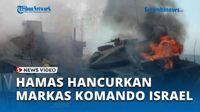 VIDEO Hamas Hancurkan Markas Komando, 7 Tank & 4 Buldoser Israel ...