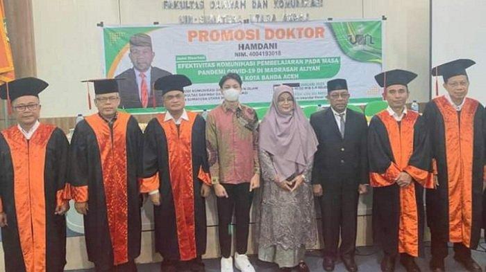 Kabid SMA dan PKLK Disdik Aceh, Hamdani Berhasil Meraih Gelar Doktor di ...