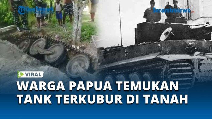 VIDEO Heboh, Warga Papua Temukan Tank Terkubur di Tanah, Diduga Bekas ...