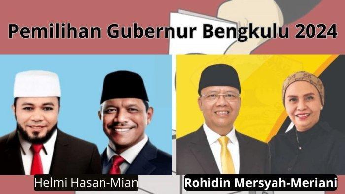 Hasil Quick Count CPI LSI Pilgub Bengkulu 2024: Helmi-Mian Unggul 56,18 Persen dari Rohidin ...
