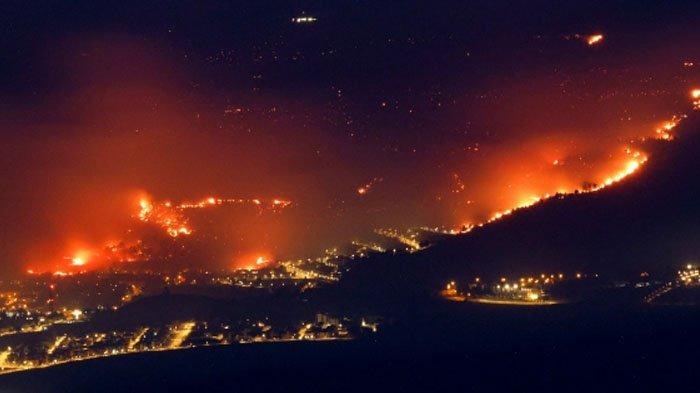 Israel Utara Terbakar Bak Neraka, Rumah-rumah Dimakan Api, Kiryat ...