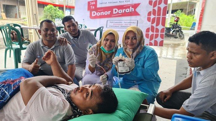 KJPJ Pidie Jaya Gelar Donor Darah, Jumlah Terkumpul Capai 22 Kantong ...