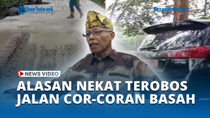 VIDEO Kadispora Lubuklinggau Ungkap Alasan Nekat Terobos Jalan Cor ...