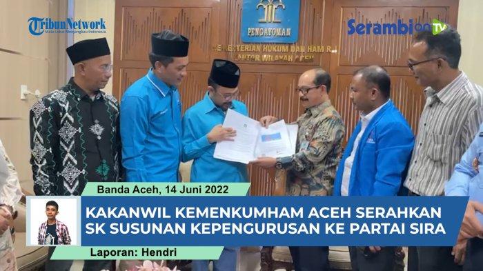 VIDEO - Kakanwil Kemenkumham Aceh Serahkan SK Susunan Kepengurusan ke ...