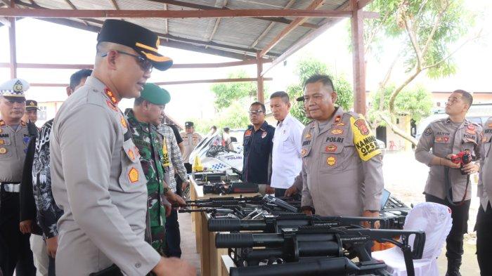 Kapolres Aceh Utara Periksa Senjata Api dan Kendaraan Dinas ...