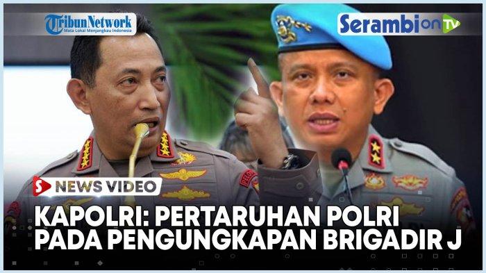 VIDEO Kapolri: Pertaruhan Polri Ada Pada Pengungkapan Kasus Pembunuhan Brigadir J - Serambinews.com