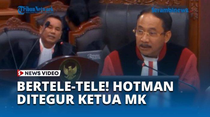 VIDEO Ketua MK Suhartoyo Tegur Hotman Paris saat Sidang Sengketa Pemilu ... VIDEO Ketua MK Suhartoyo Tegur Hotman Paris saat Sidang Sengketa Pemilu ...