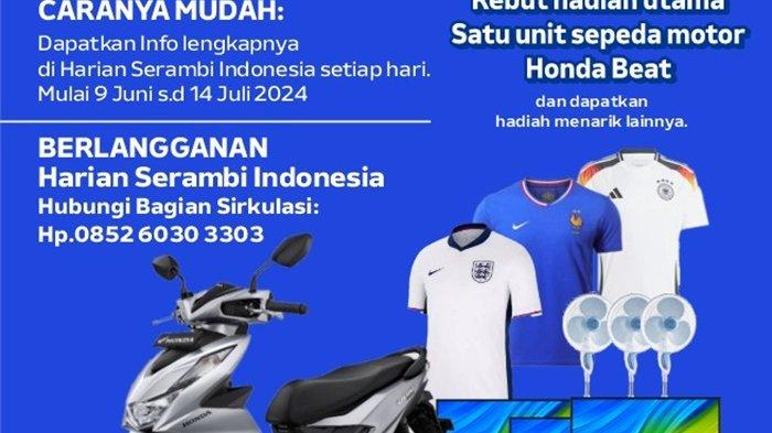 Serambi Gelar Kuis Tebak Pemenang dan Juara Euro 2024, Hadiah Utama ...
