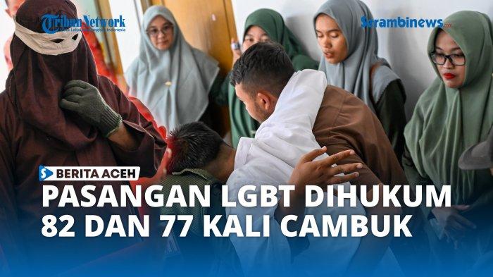 VIDEO - Pasangan LGBT Dieksekusi 82 dan 77 Kali Cambuk di Taman Sari ...