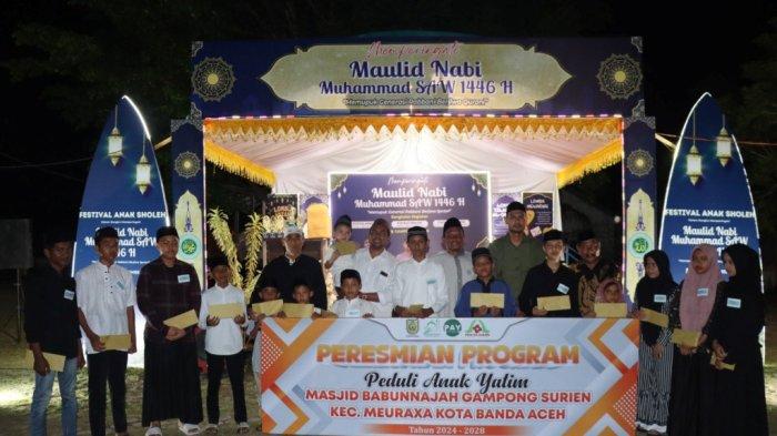 BKM Babunnajah Gampong Surien Launching Program Peduli Anak Yatim, Bisa ...