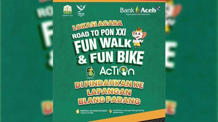 Lokasi Acara ‘Road to PON XXI Fun Walk & Fun Bike Action’ Dipindahkan ...