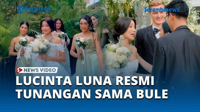 VIDEO Lucinta Luna Resmi Bertunangan dengan Alan, Pakai Busana Pengantin - Serambinews.com