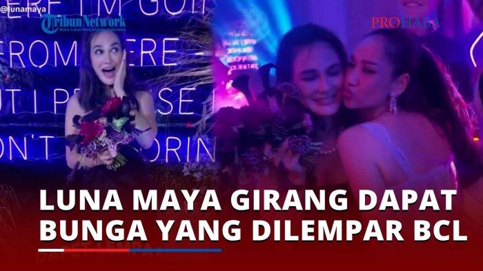 Luna Maya Dapat Buket Bunga Pengantin BCL, Ramai-ramai Didoakan Segera Menikah oleh Rekan Artis ...