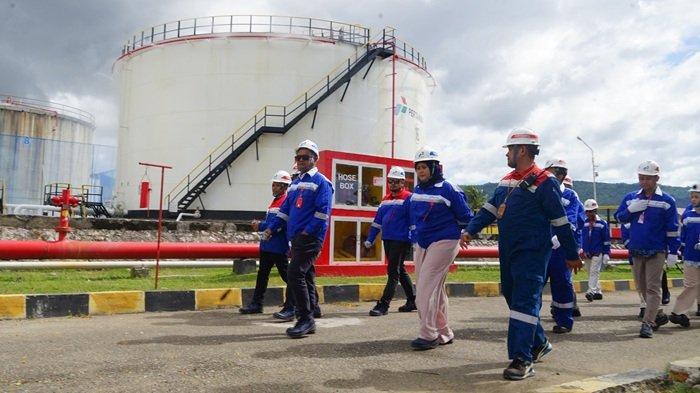 Komisaris Pertamina Tinjau Fasilitas di Aceh, Jamin Stok BBM dan LPG - Serambinews.com