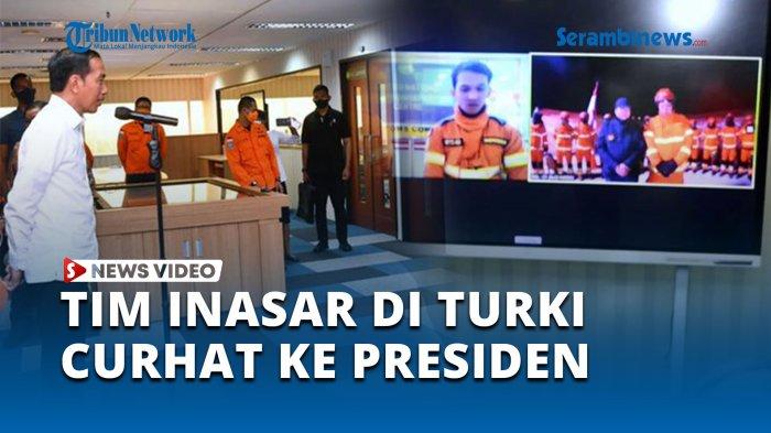 VIDEO Momen Presiden Jokowi Sapa Tim INASAR Bantu Korban Gempa Bumi di ...