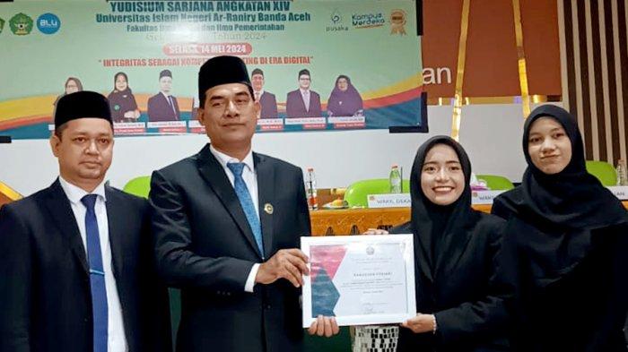 FISIP UIN Ar-Raniry Yudisium 37 Lulusan, Dekan Ingatkan Mahasiswa Hadapi Era 5.0 - Serambinews.com