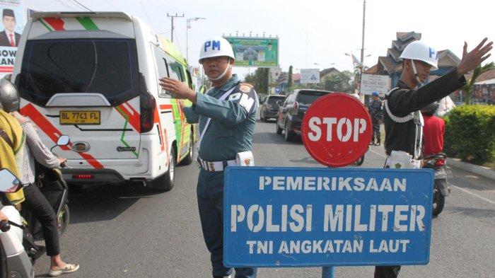 Jelang HUT Ke-78, Polisi Militer Angkatan Laut Gelar Razia Gabungan di Lhokseumawe - Serambinews.com
